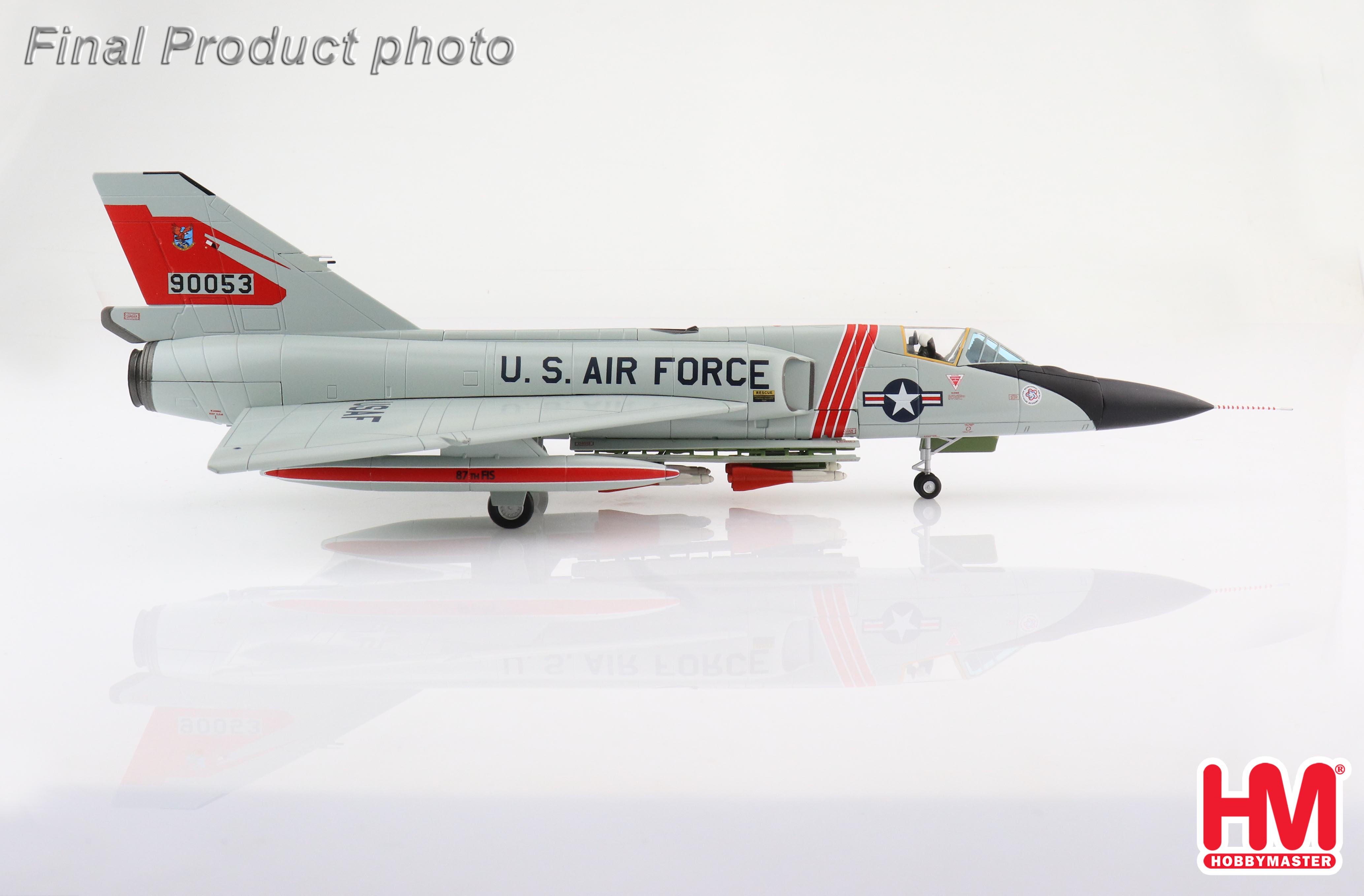 F-106A Delta Dart 90053, 87th FIS "Red Bulls", KI. Sawyer AFB, 1970s